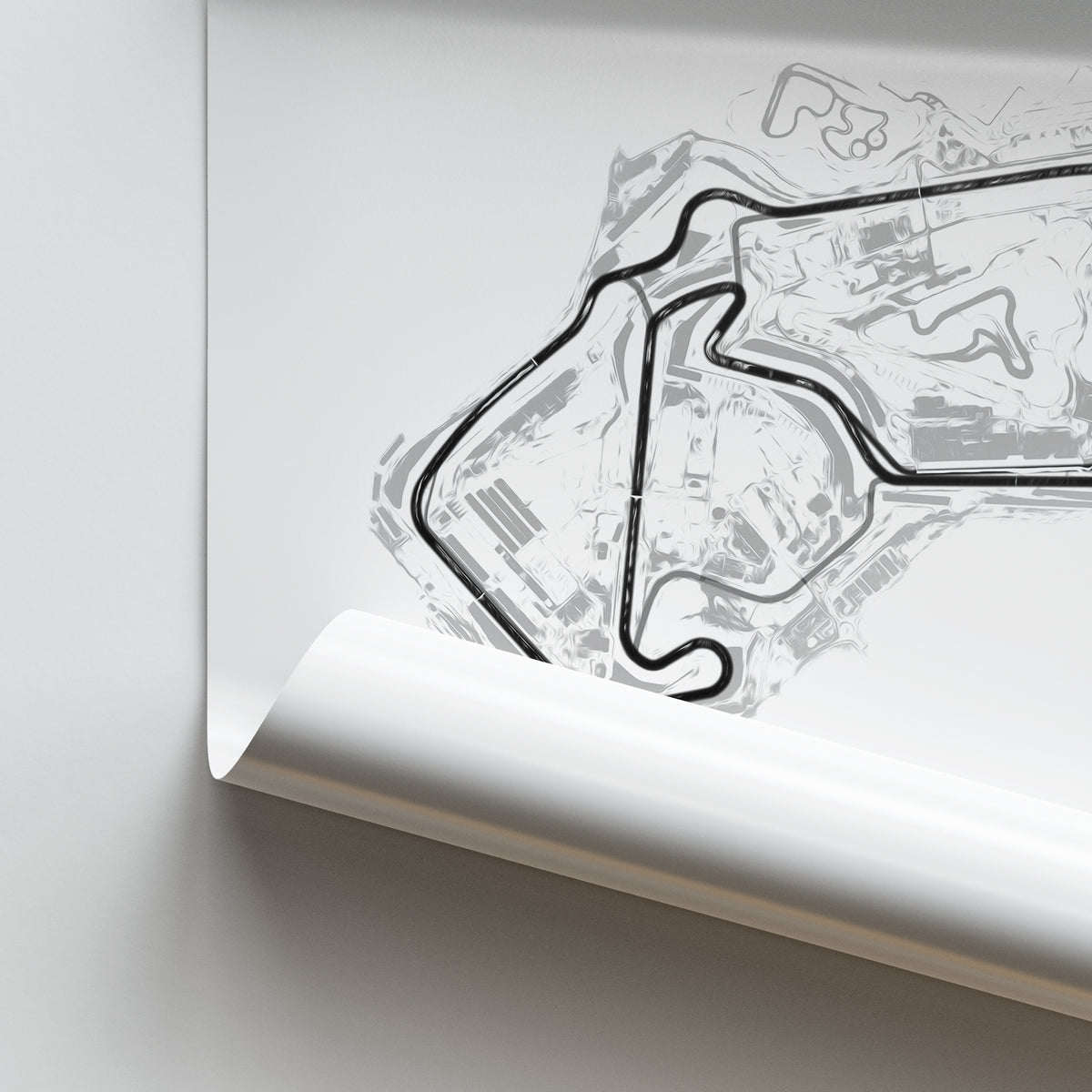 Silverstone Circuit - Racetrack Print – Illustrated Tracks