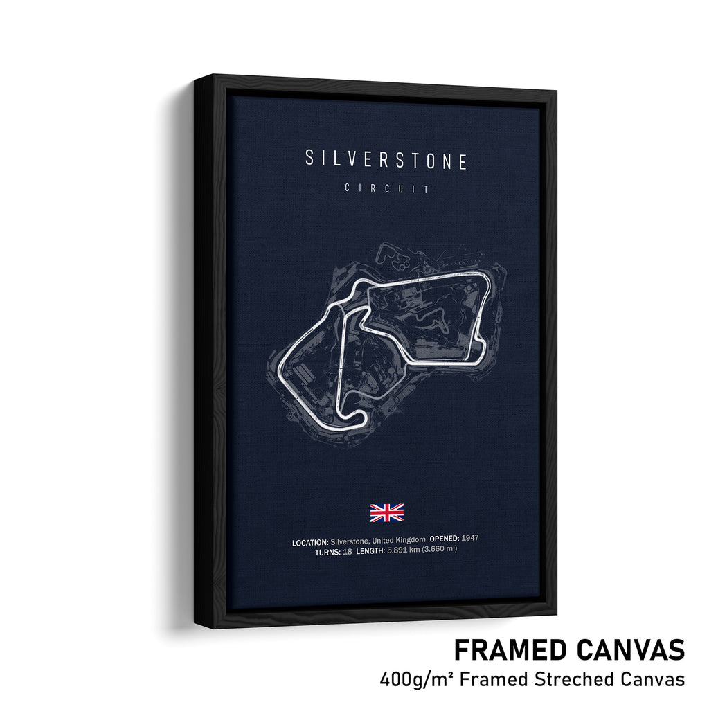 Silverstone Circuit - Racetrack Print – Illustrated Tracks
