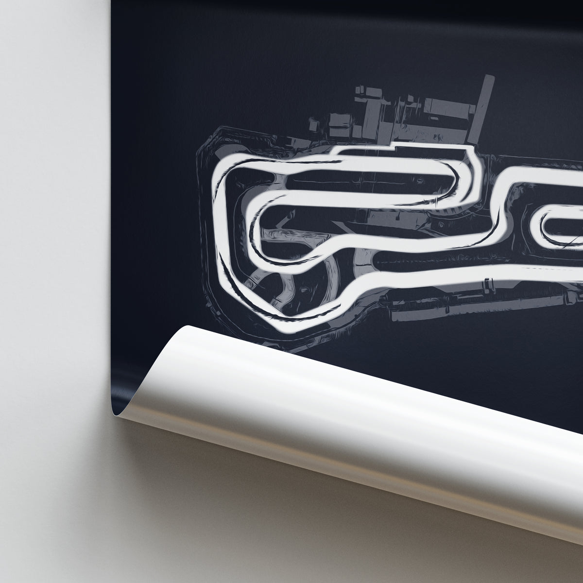 South Garda Karting - Racetrack Print – Illustrated Tracks