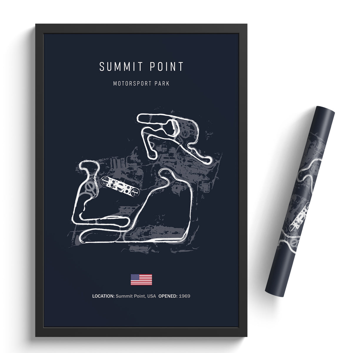 Summit Point Motorsports Park - Racetrack Print – Illustrated Tracks
