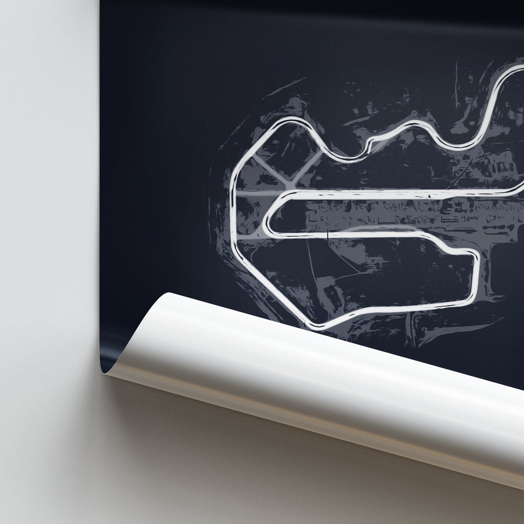 Thunderhill Raceway Park - Racetrack Print – Illustrated Tracks