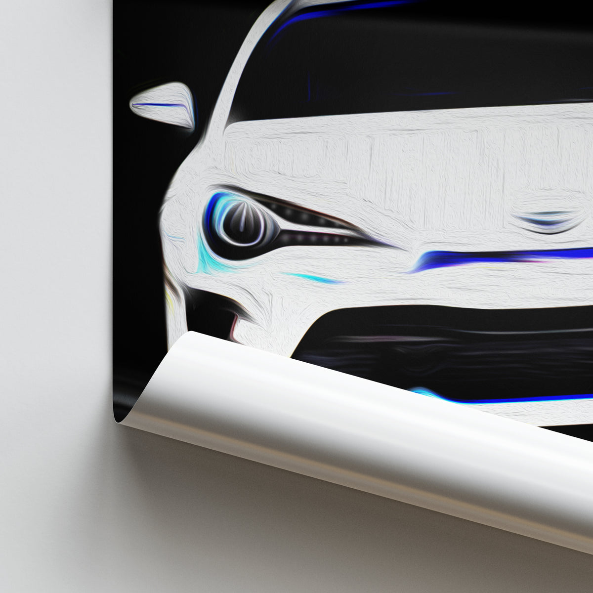 Toyota 86 - Sports Car Print – Illustrated Tracks