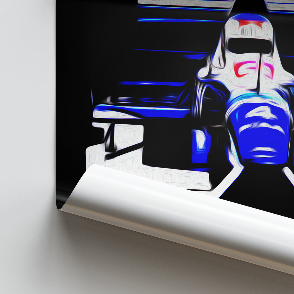 Tyrrell 019, Jean Alesi 1990 - Formula 1 Print – Illustrated Tracks